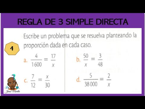 REGLA DE 3 SIMPLE DIRECTA EJEMPLO 4 (MUY FACIL 2022) - YouTube