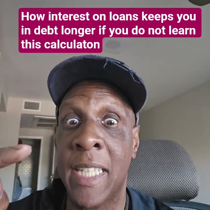 How interest on loans keeps you debt longer if you do not learn this calculaton learn at my ...