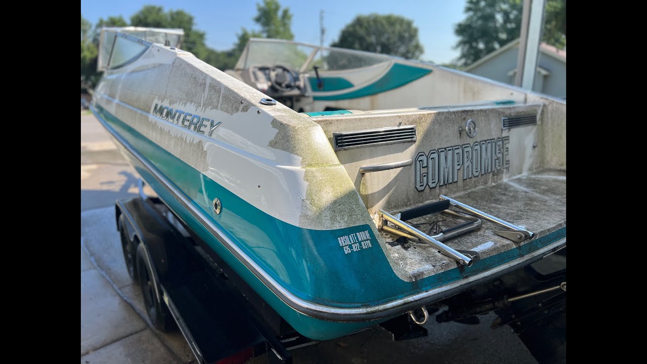 First Wash In 5 Years! 92 Monterey 225 SCR - YouTube