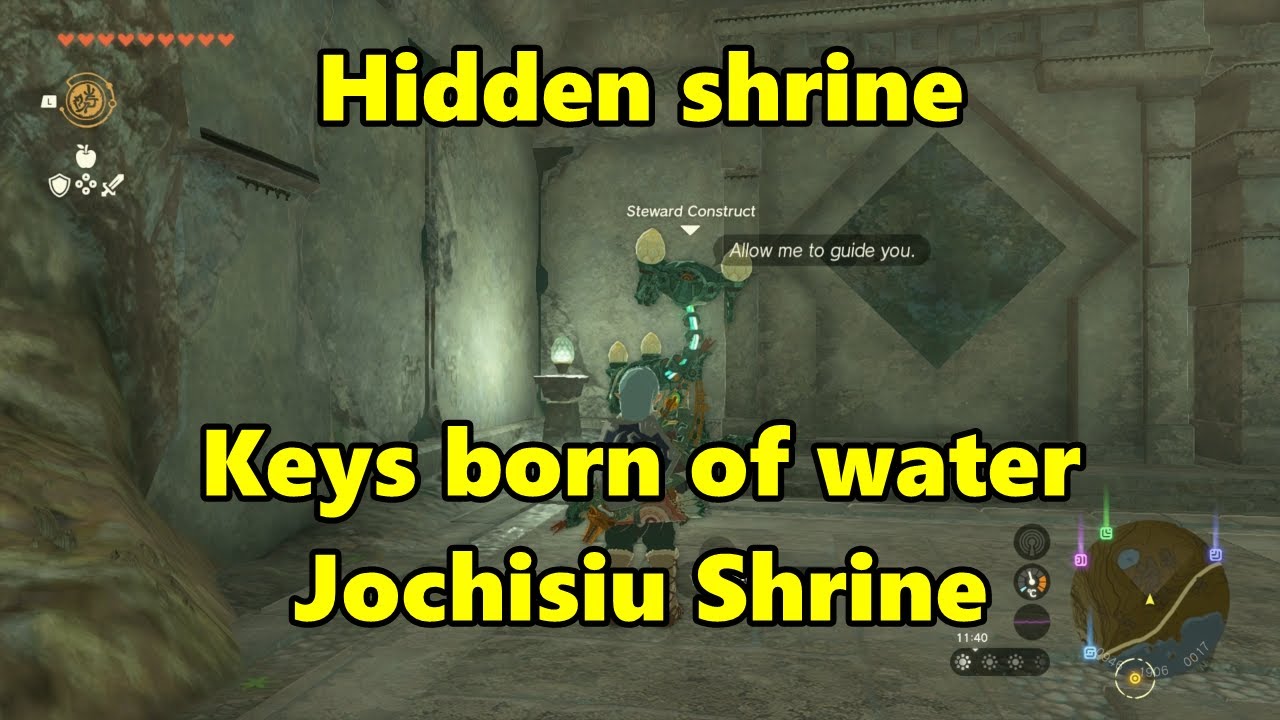 Shrine quest "Keys born of water" Jochisiu Shrine "Rauru's blessing ...