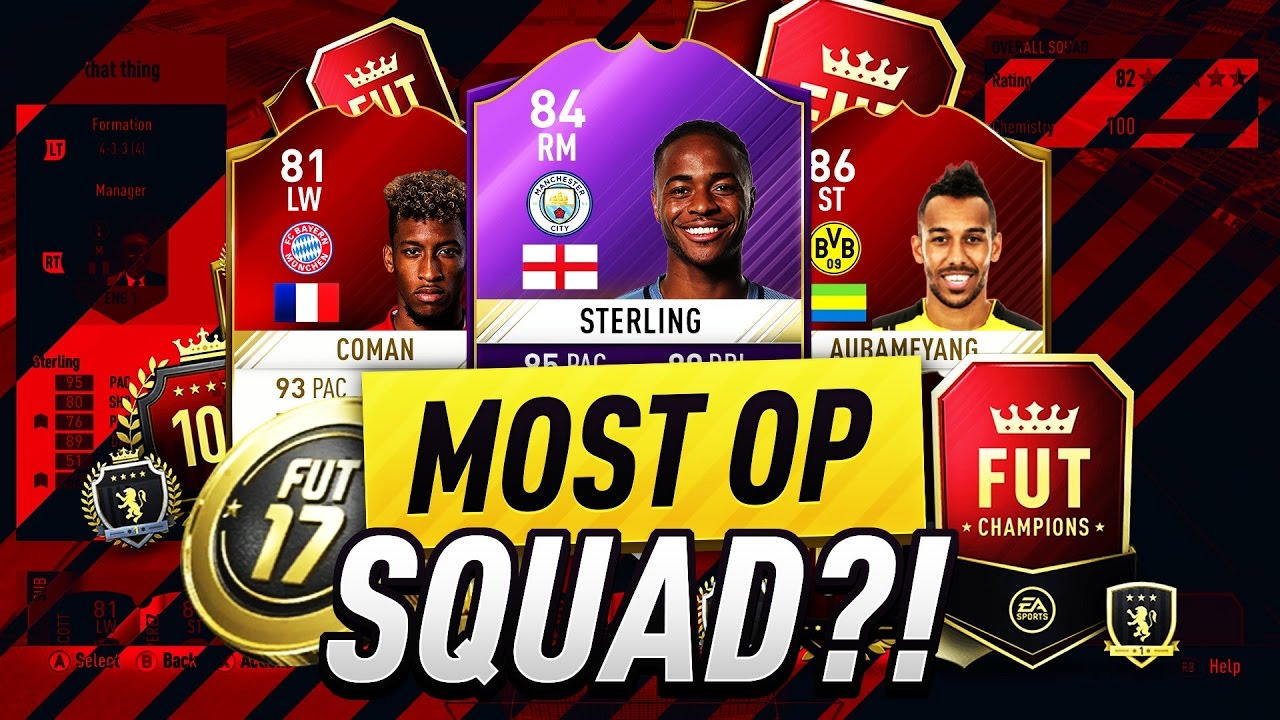 UNBEATEN MOST OP FUTCHAMPIONS SQUAD | FIFA 17 ULTIMATE TEAM ...