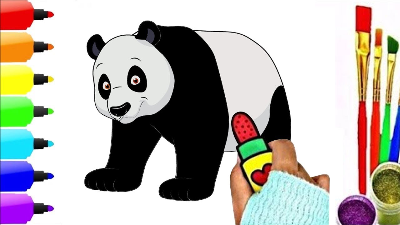 Panda chizish / Рисуем панду / Draw a panda - YouTube