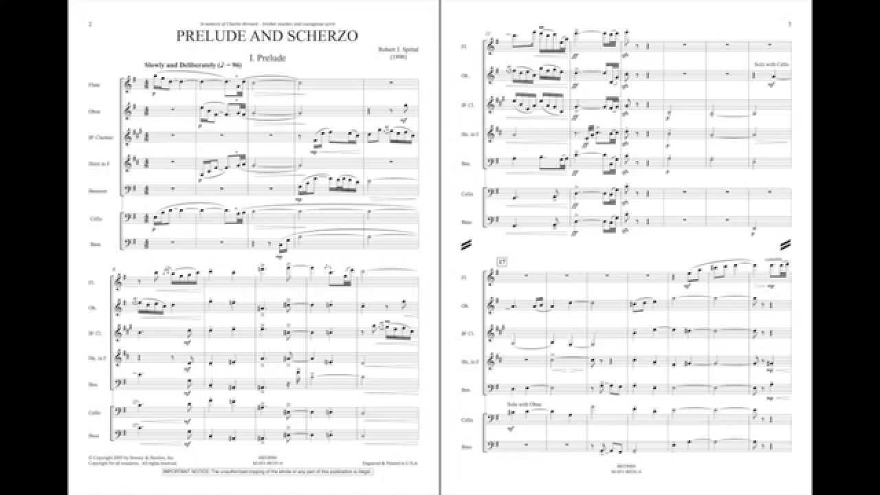 Prelude and Scherzo by Robert Spittal - YouTube