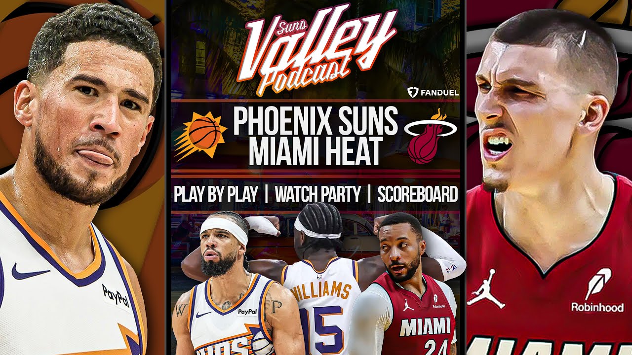 Phoenix Suns at Miami Heat | LIVE Reaction | Scoreboard | Play By Play ...