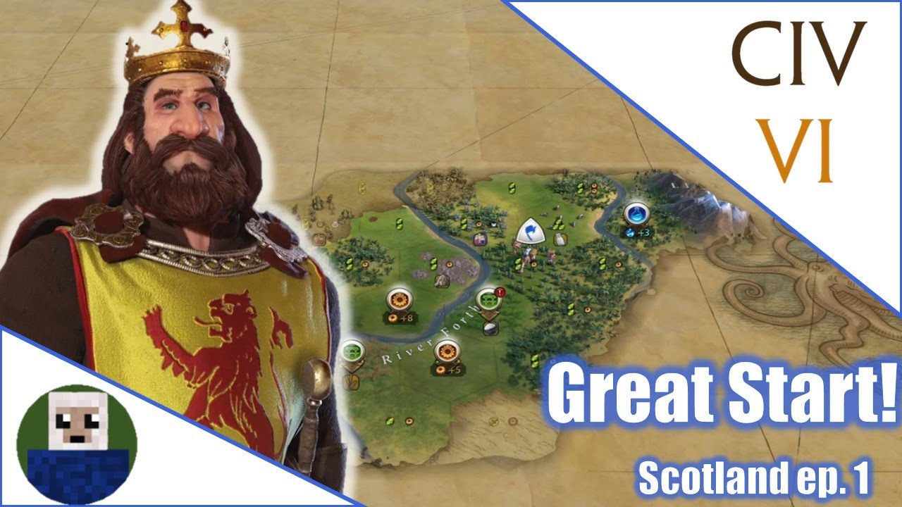 Fantastic Start to a High Amenity Game! Let's play Civ 6 Scotland 1 ...
