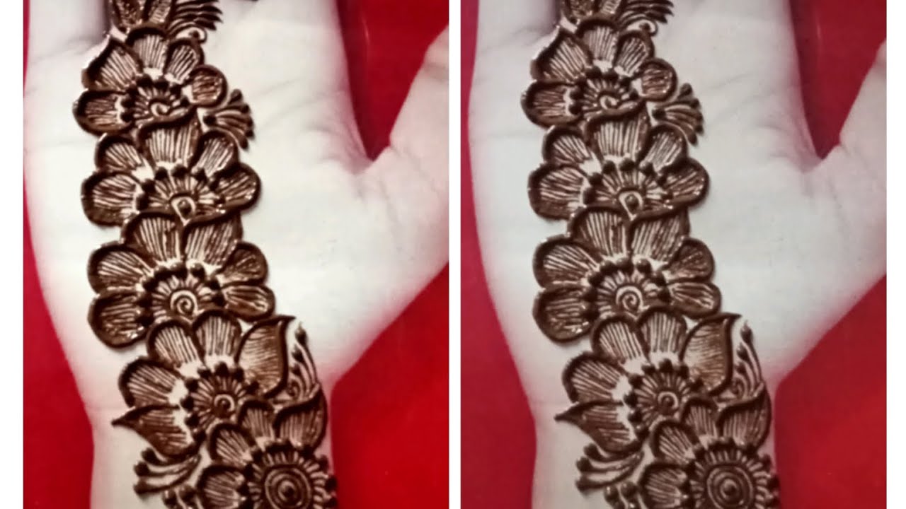 phool Patti wali mehandi design#rajasthan #viralvideos #viral # ...