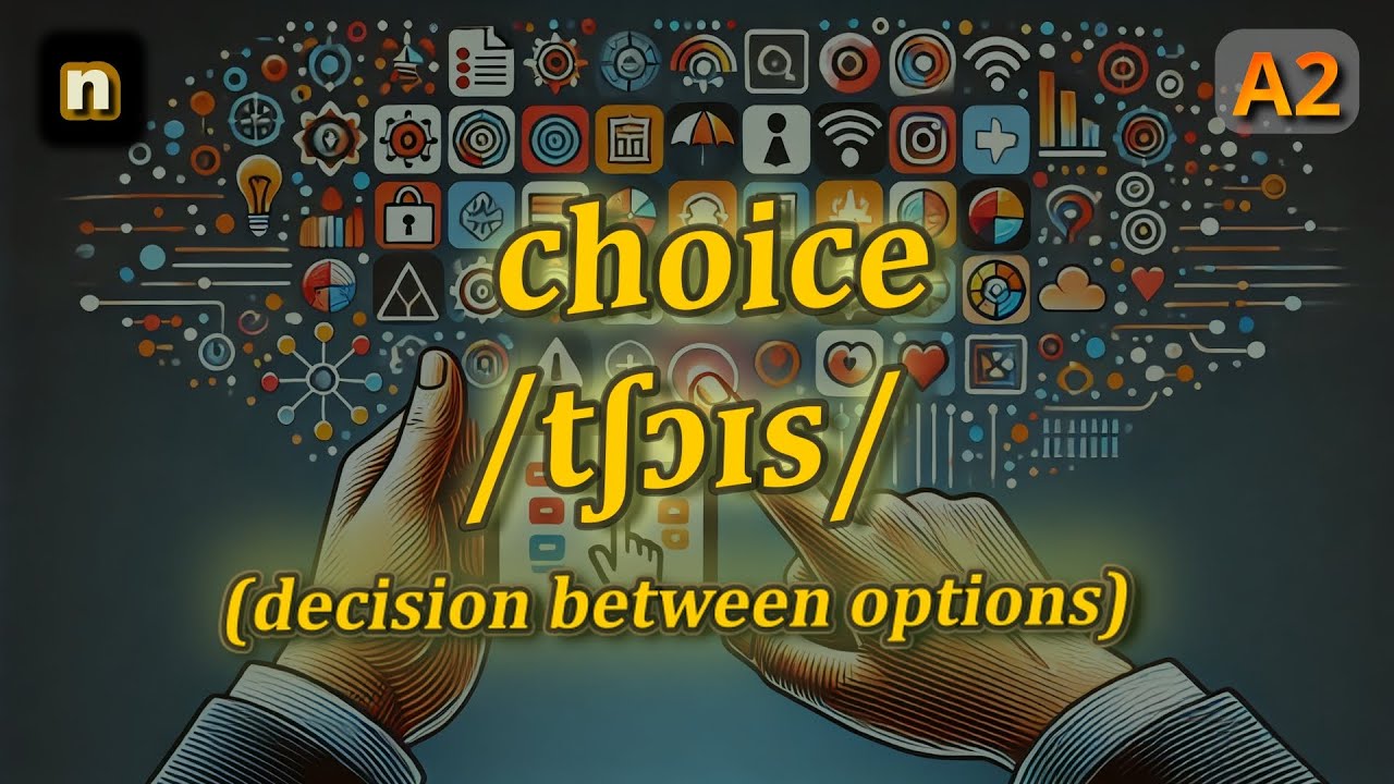 [n] Choice meaning (decision between options) with 5 examples - YouTube