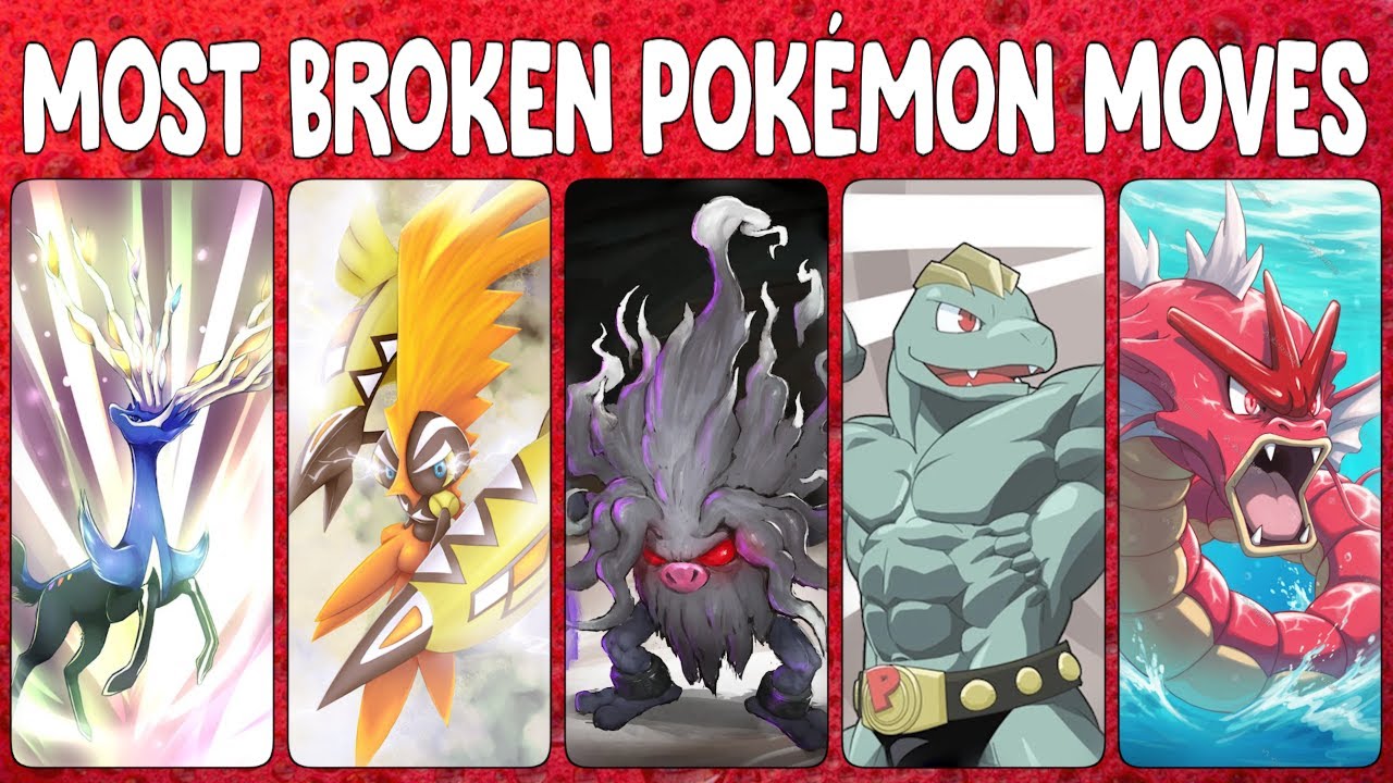 The Most Broken Pokémon Moves of All Time! - YouTube
