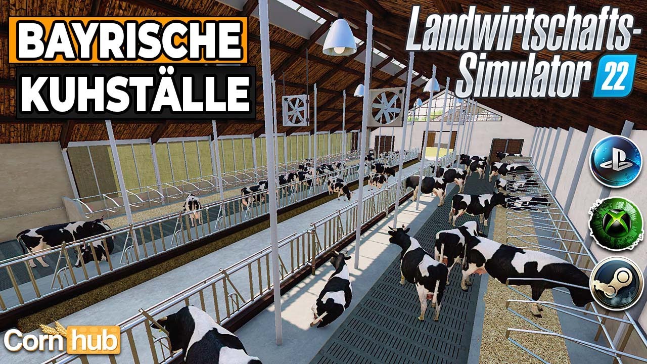LS22 Mods - Bayrische Kuhställe - LS22 Modvorstellung - YouTube