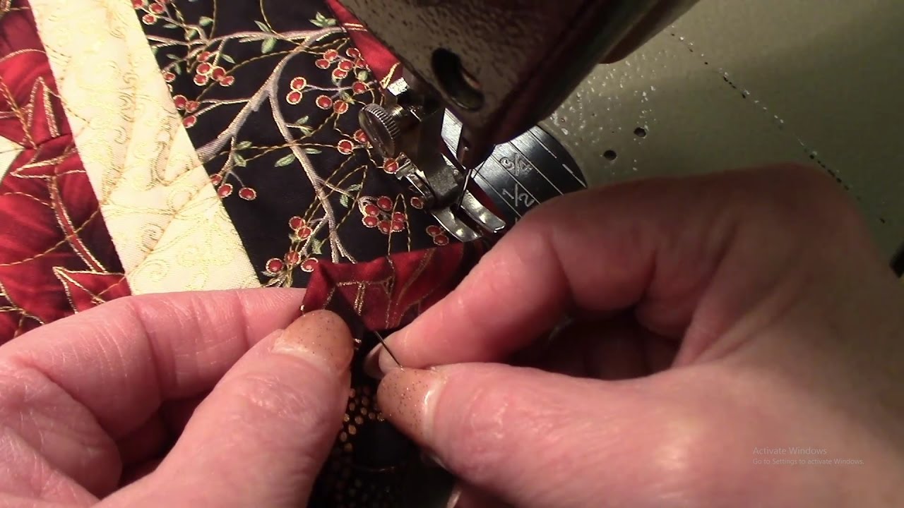 Binding Method | How to Bind Corners with Larger Angles - YouTube