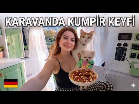 Almanya’da Özlediğim Sokak Lezzeti: Karavanda Kumpir Yaptım! 🇩🇪🚐