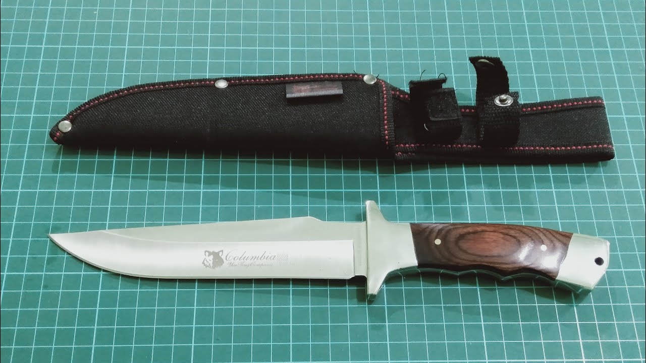 Pisau Columbia G09 hunting knife - YouTube