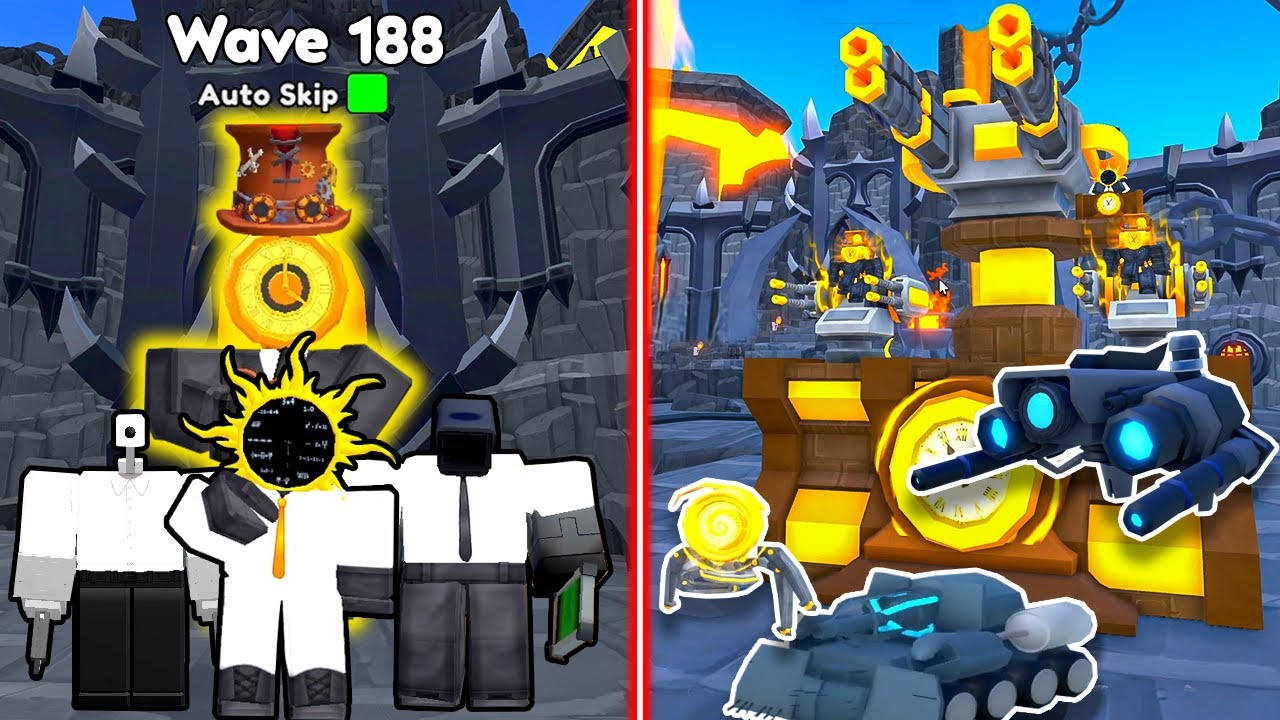 EQUIP ALL NEW SPAWN UNITS REACHING WAVE 188+ IN ENDLESS MODE | TOILET ...