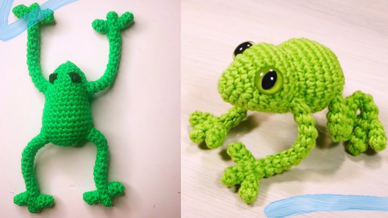 HOW TO CROCHET EASY TREE FROG - YouTube