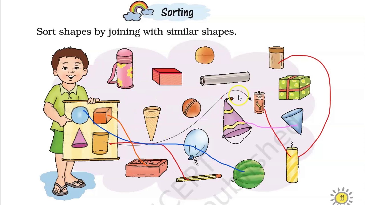 CBSE | Class-1 maths | chapter-1 shapes and space - YouTube