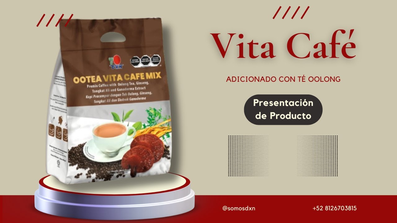 Presentación de Nuevo Producto: Vita Café Mix Oolong - YouTube