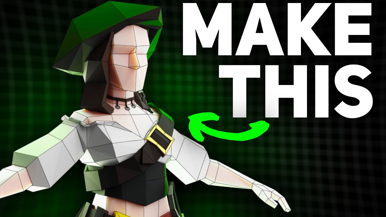 How to Create Game Characters in Blender! - YouTube