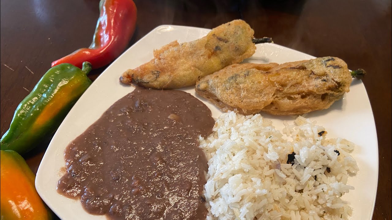 chiles de agua relleno de queso de Oaxaca - YouTube