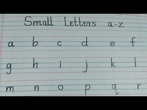 Alphabet abcd/Write Alphabet letter/ how to write Alphabet letters/ small letter abcd/ alphabet ...