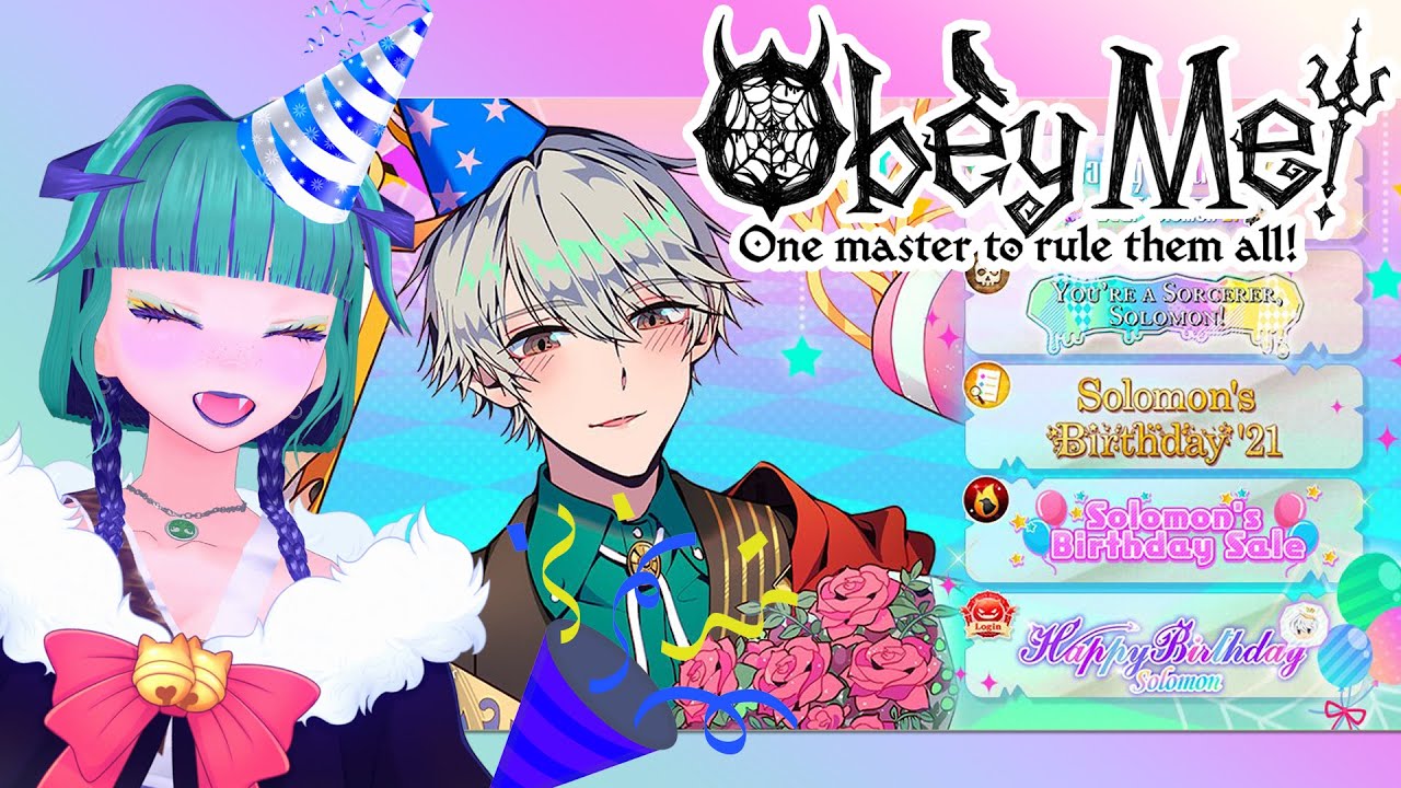 HAPPY BIRTHDAY Dear Solomon I Obey Me! SWD Event [2021] - YouTube
