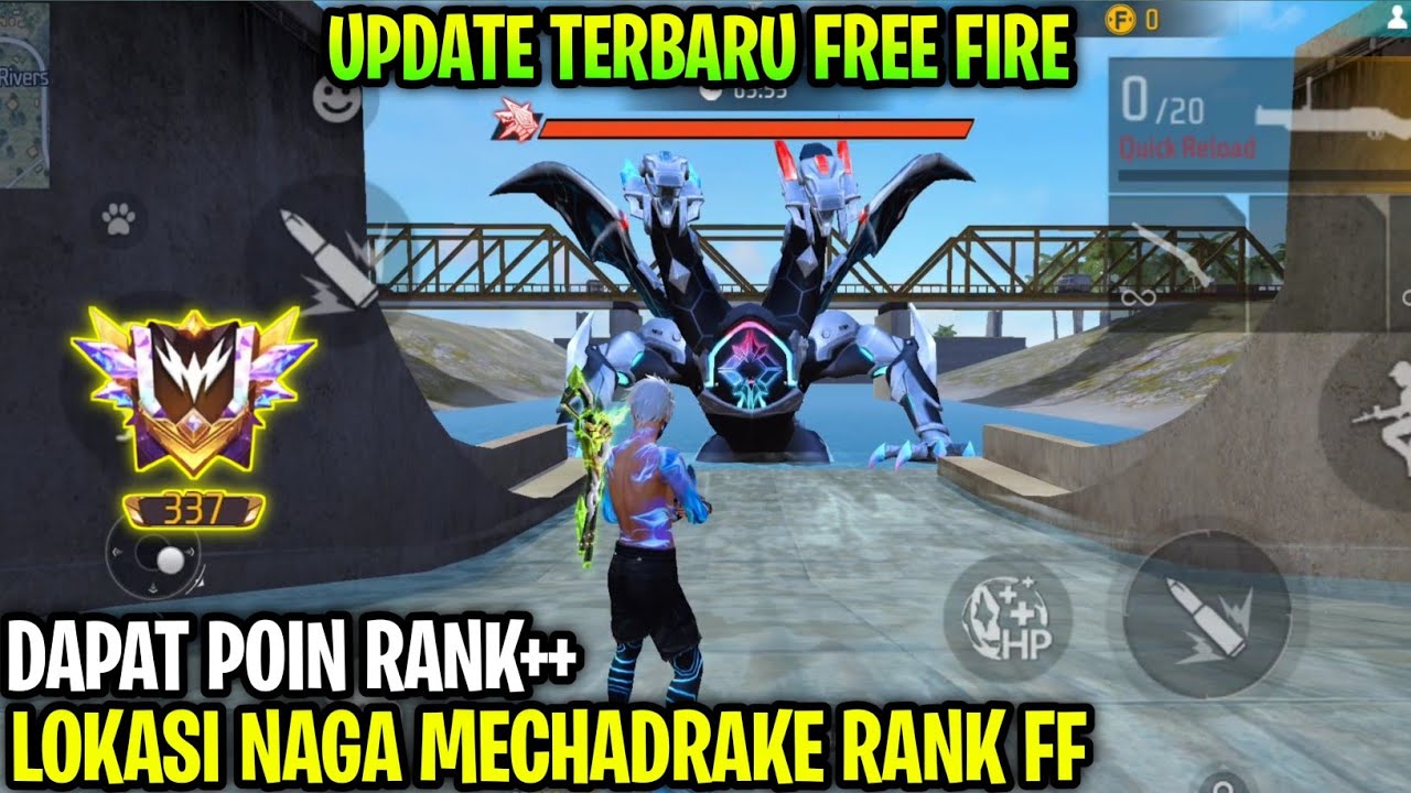 CARA BERTEMU NAGA MECHADRAKE MODE RANK DI UPDATE BARU FF! - YouTube