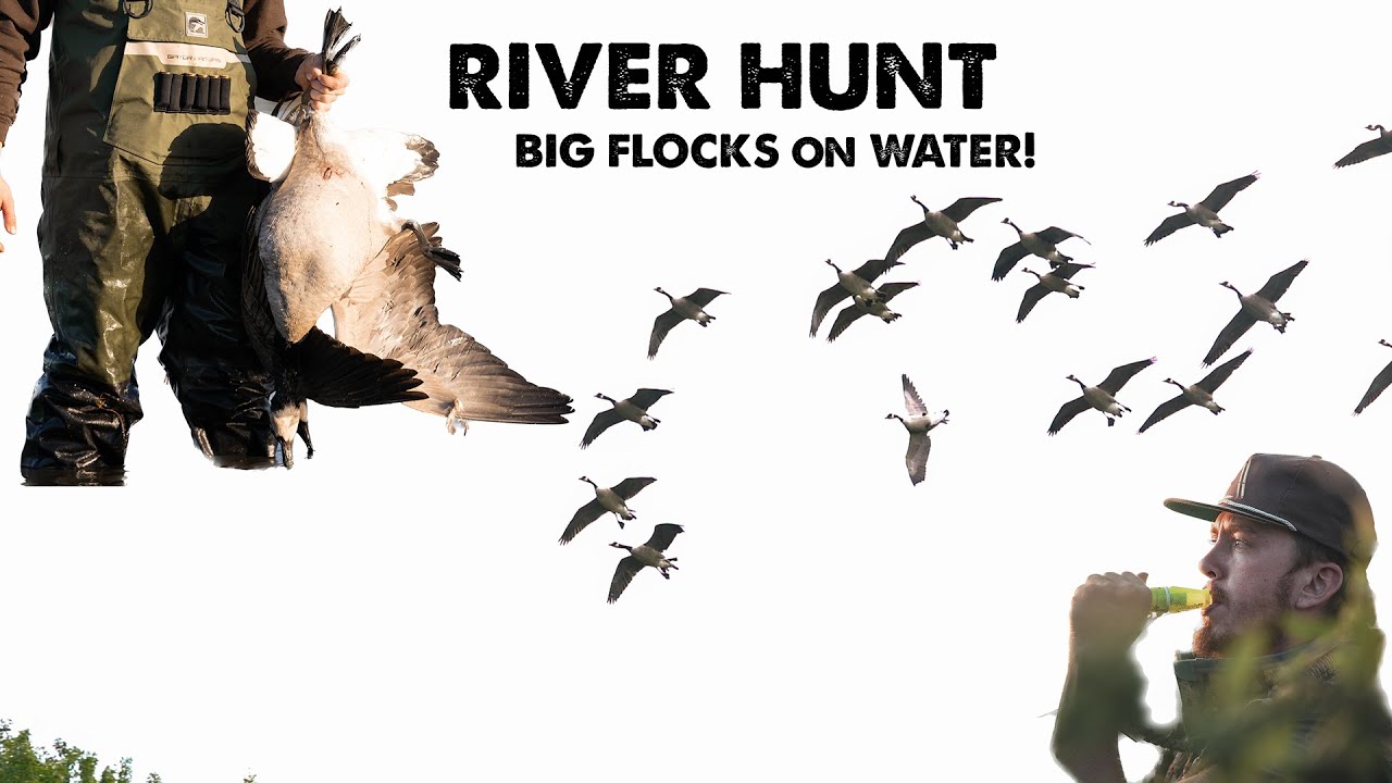 Goose Hunting over WATER | Shooting Big Flocks on the RIVER! - YouTube