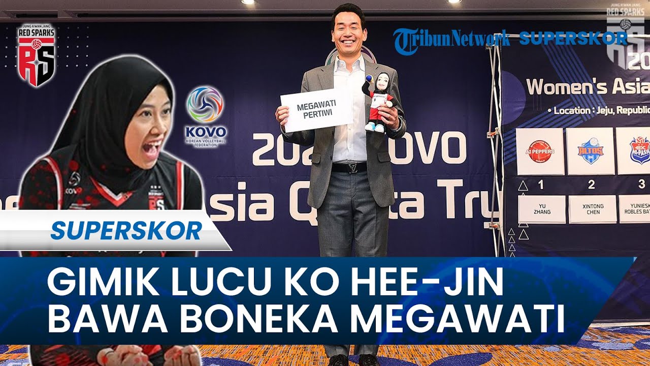 GIMIK LUCU PELATIH Red Sparks Gegerkan Liga Voli Korea 2024-25, BAWA ...