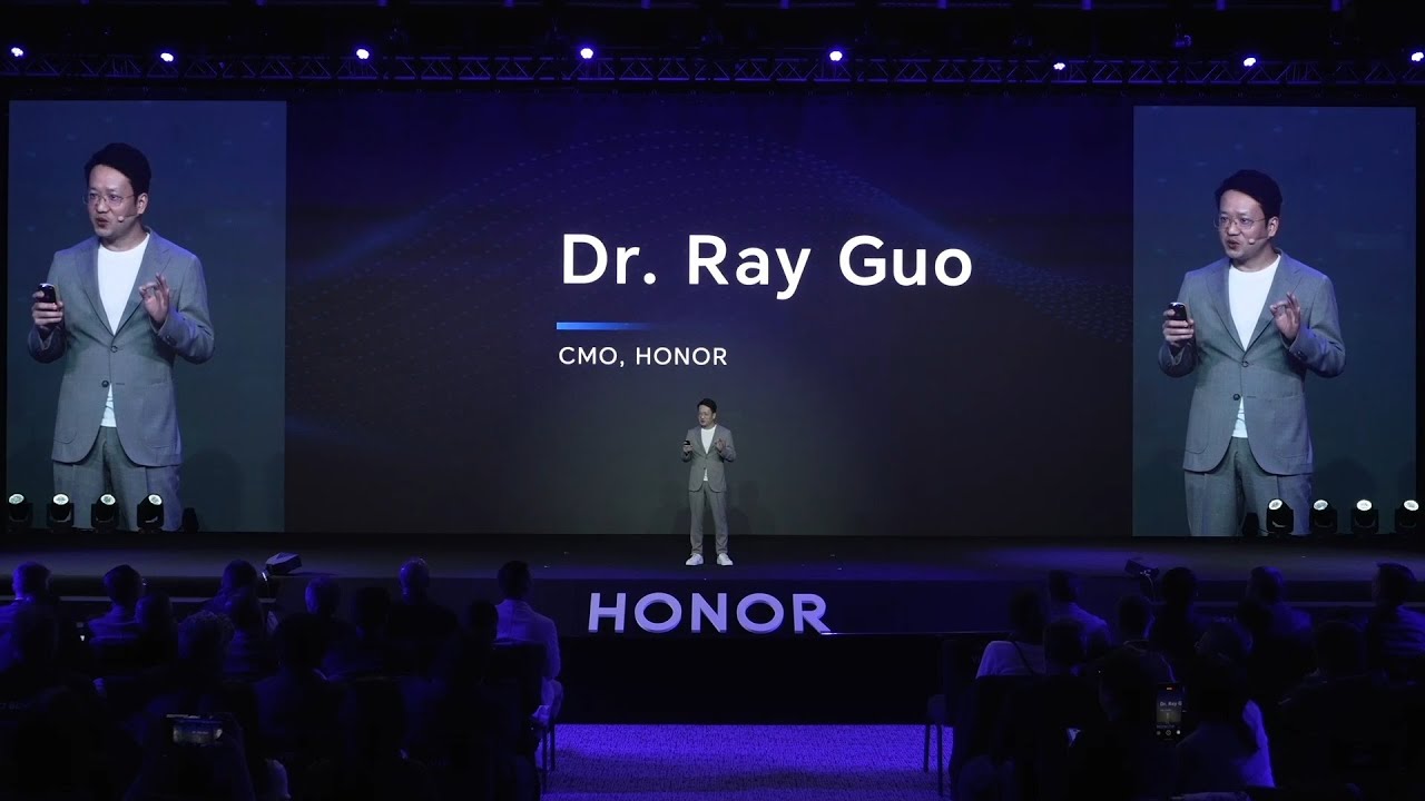 🚀 Dr. Ray Guo presenta 4 productos HONOR impulsados por #HONORAI ...