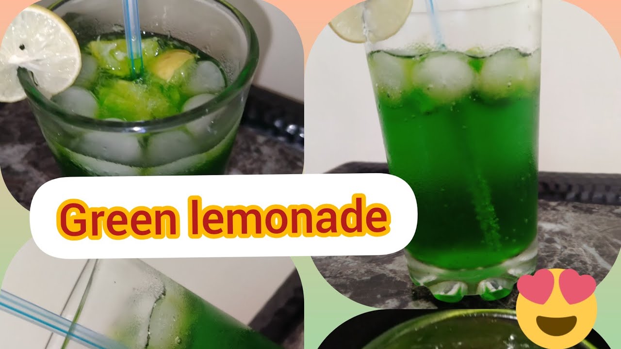Green lemonade || refreshing drink || easy to make - YouTube