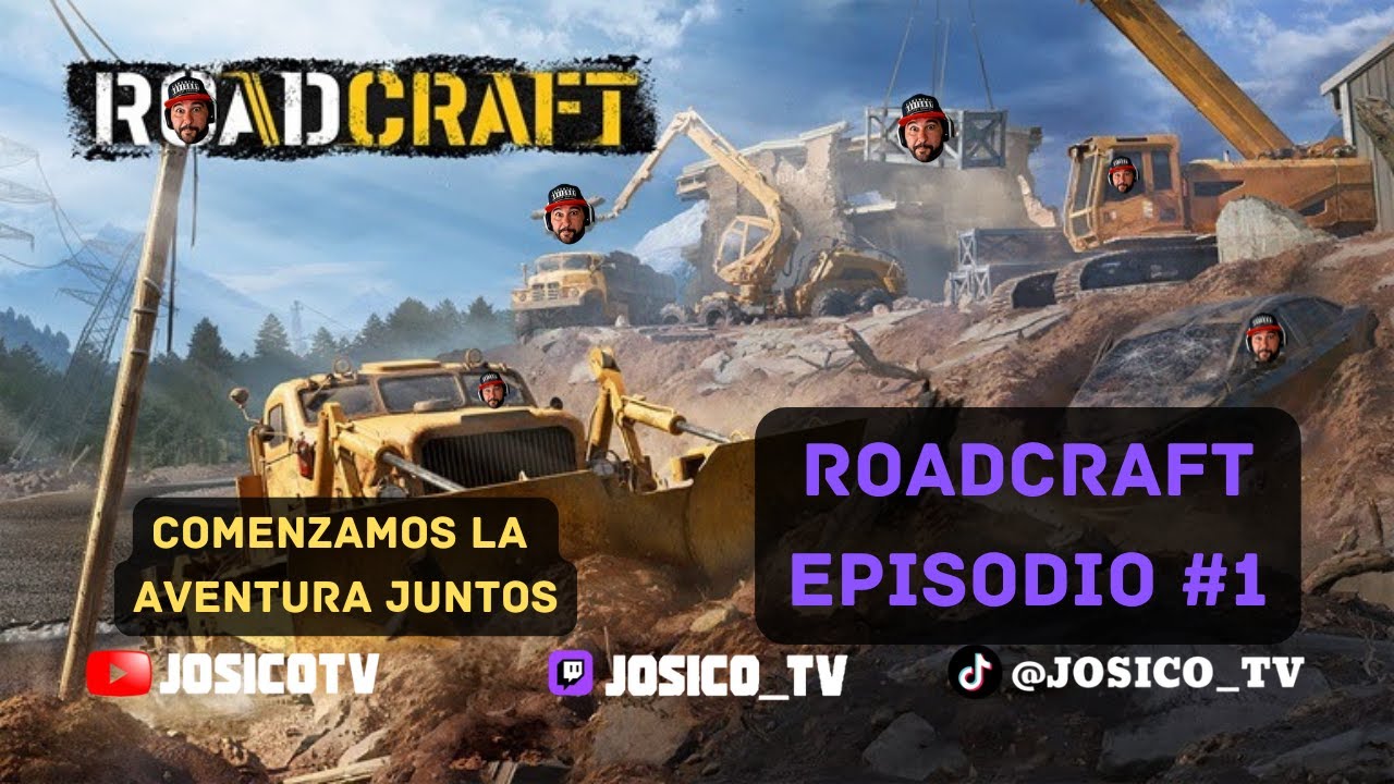 ROAD CRAFT GAMEPLAY 👌PARTE #1🎈#roadcraft #1million road to ...