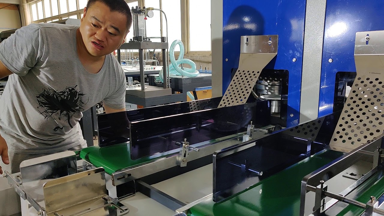 Customed paper plate machine /how to operate paper plate making machine ...