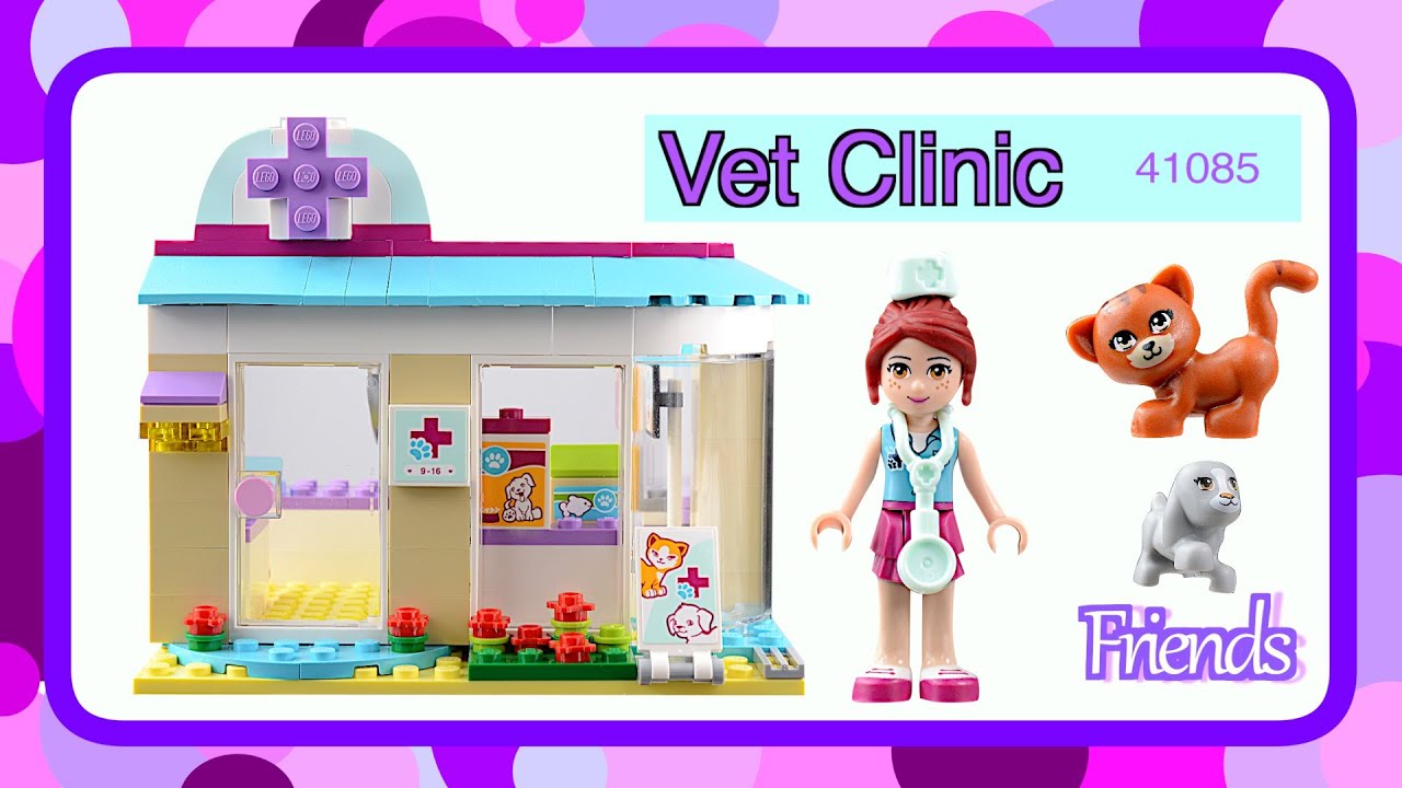 Lego Friends: Vet Clinic / Lego stop motion animation build set 41085 ...