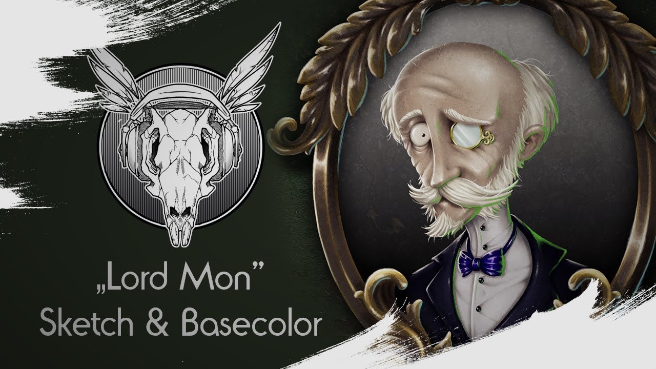 Digital Art Timelapse - Morriton Manor - Lord Mon - Sketch and ...