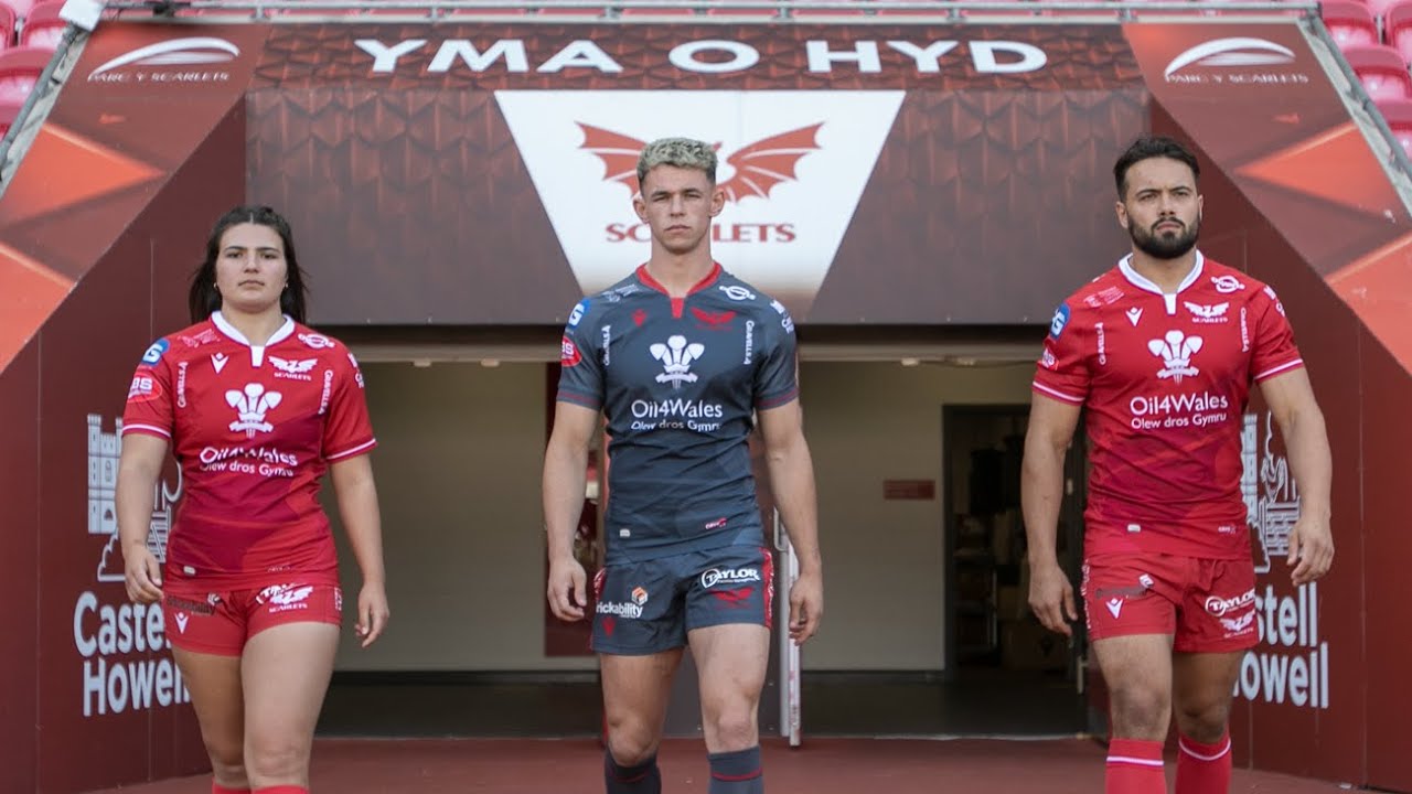 Scarlets 2021-22 Kit Reveal - YouTube