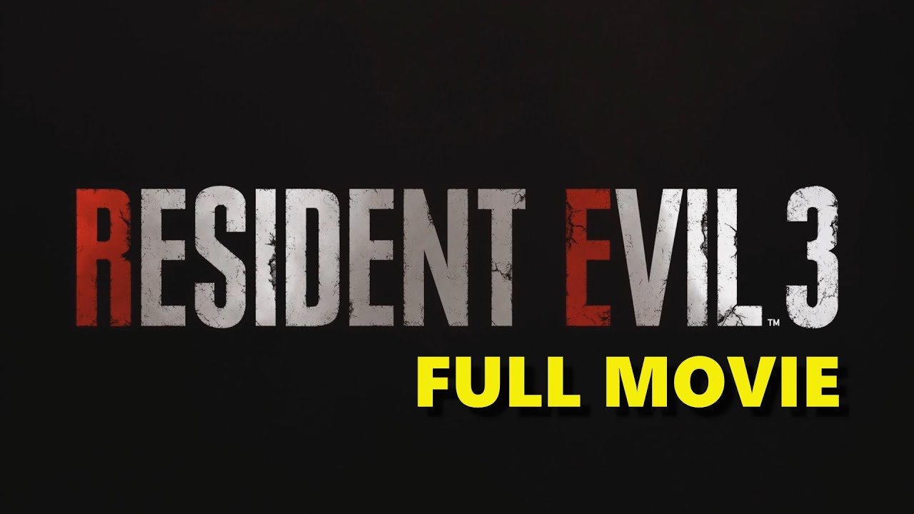 RESIDENT EVIL 3 | FULL MOVIE | ALL CUTSCENES | EZG - YouTube