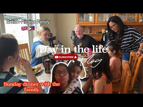 Sunday life vlog with the British Family | dinner | British- Filipino ...