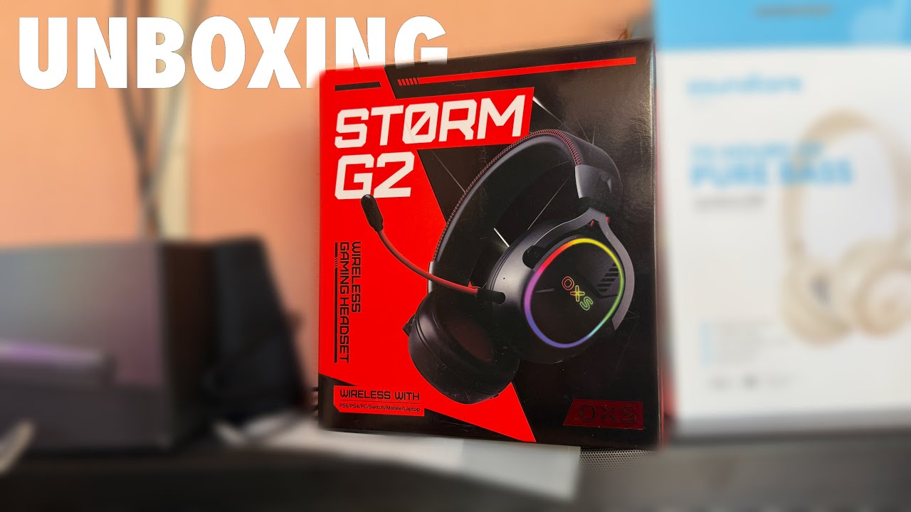 ¡ Unboxing del Headset Storm G2 de OXS ! 🎧 | ¿El mejor headset ...