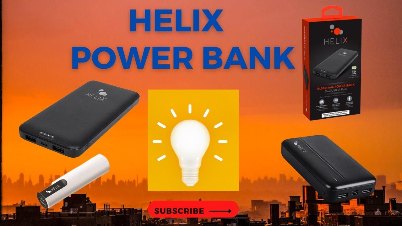 Helix power bank - YouTube