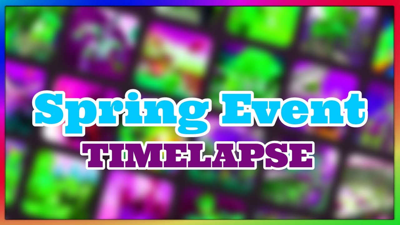 SPRING EVENT PART 2 | ROBLOX BGS TIMELAPSE - YouTube