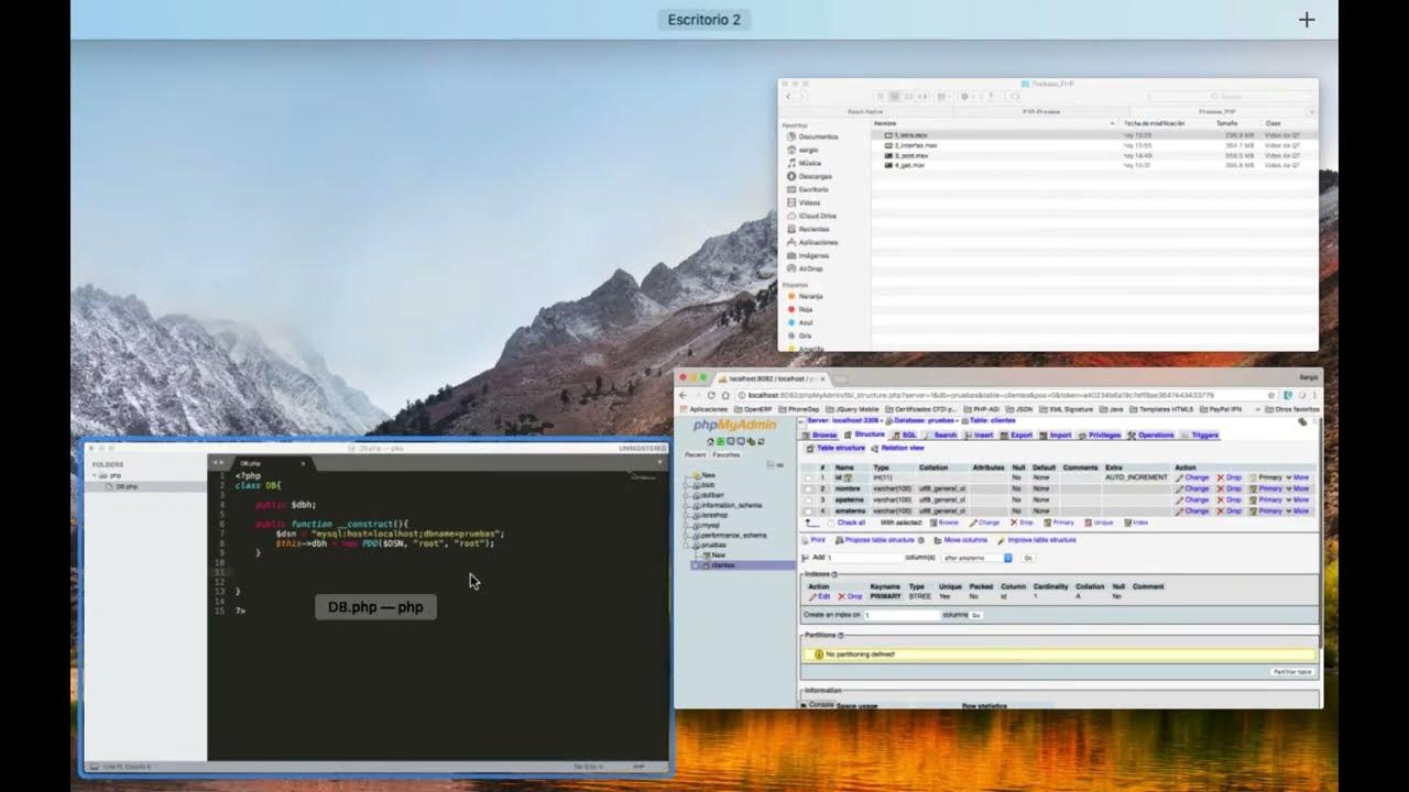 Bases de datos con PDO y PHP para MySQL y MariaDB - YouTube