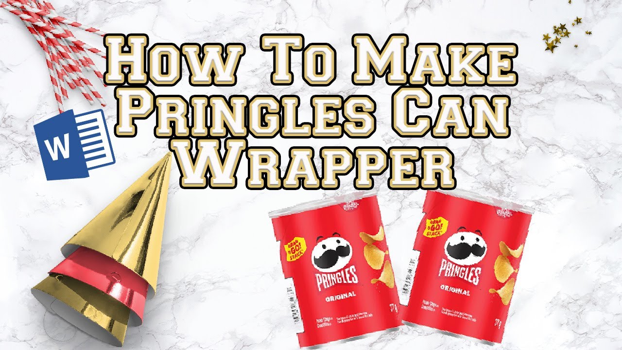 How To: Create A Pringles Label With Microsoft Word - YouTube