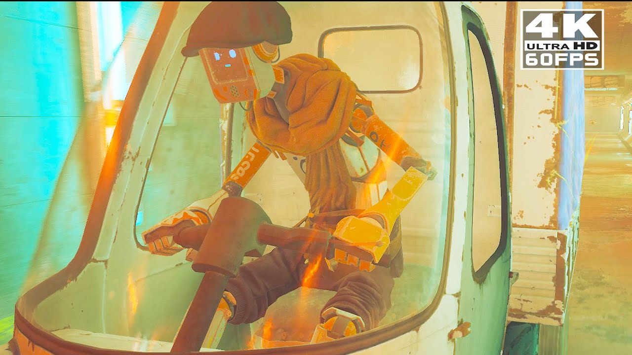 Prison Chase Scene - Stray Game Clip in 4K HDR 60fps - YouTube