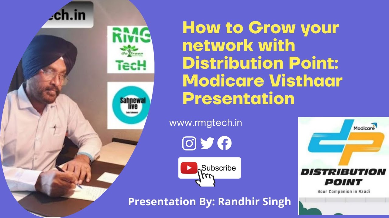 How to Grow network with Modicare Distrebution Point: Vistaar ...