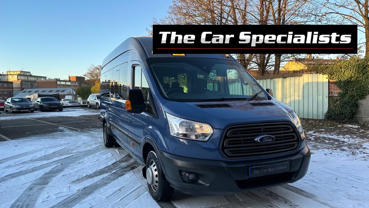 Ford Transit 2.2L 460 Trend XLWB 17 Seater Minibus HD Video - YouTube