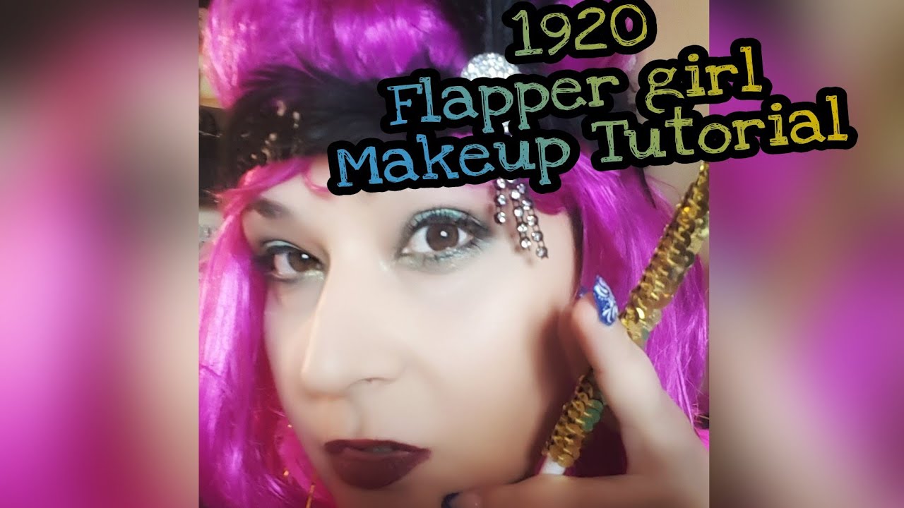 1920 Flapper girl Make up Tutorial|Marias Beauty_nails - YouTube