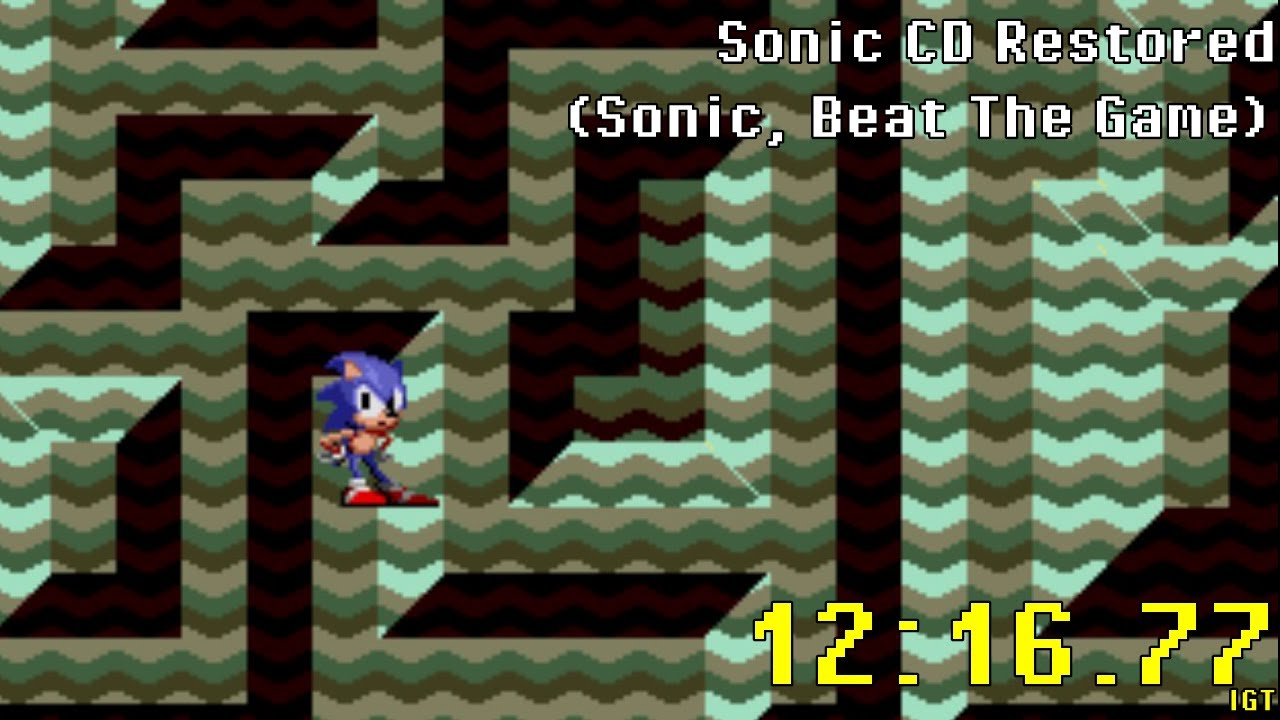 [PC] Sonic CD Restored (Sonic, Beat The Game) in 12m16s77 by ...