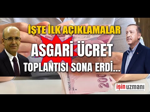 ASGARİ ÜCRET TOPLANTISI SONA ERDİ... RAKAM TELEFFUZ EDİLDİ Mİ?