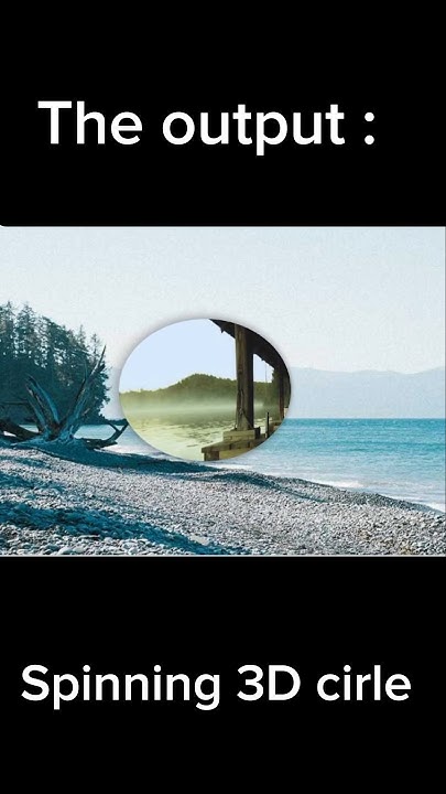 Spinning 3d Circle ⭕🖇️ Coding Computerscienceconcepts Shorts Html Css Programming Program