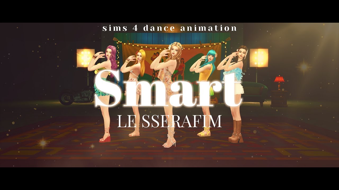 LE SSERAFIM - 'Smart' [sims 4 dance animation] - YouTube