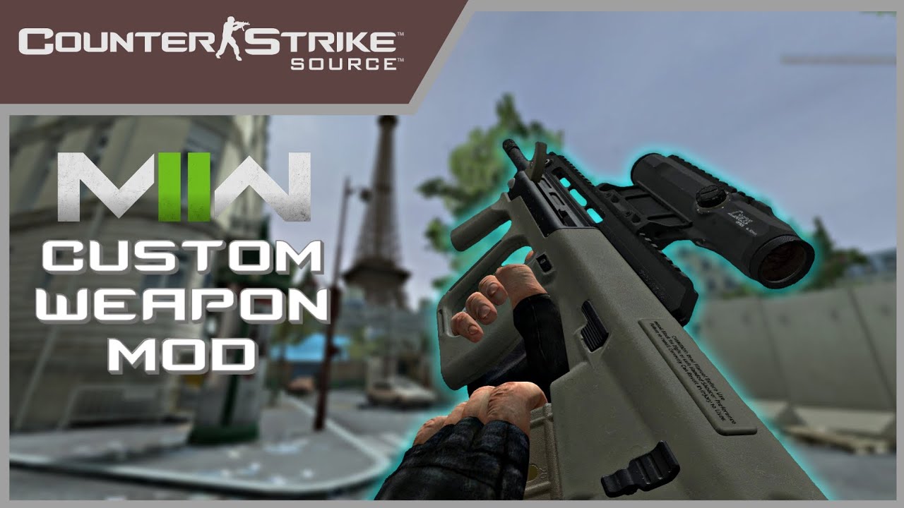 Counter-Strike: Source | MWII STB 556 Custom Weapon MOD - YouTube